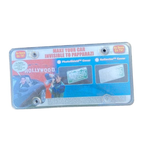 No Brand | Kitchen | License Plate Shields Nwot Photoshield Set Of 2 ...